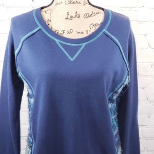 ruby moon | Sweaters | Anthro Ruby Moon Womens Blue Green Sweater ...